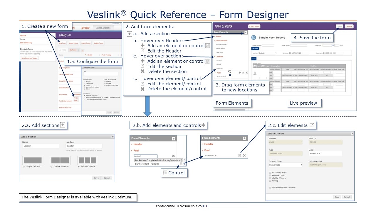 Veslink - Quick Reference